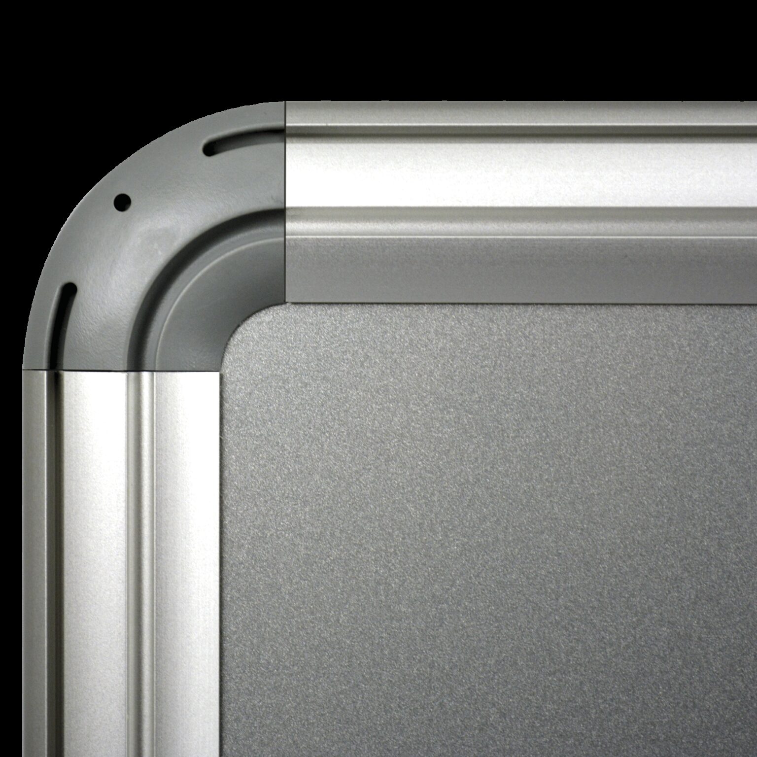 Silverboard DeLuxe Design alu prof. 16mm, metallic silver | PUURvisie